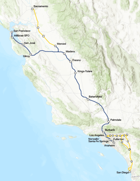 Project Sections - California High Speed Rail